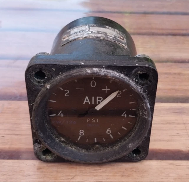 RAF AIRCRAFT SMITHS Industries Air Pressure Indicator Cockpit Gauge PW ...