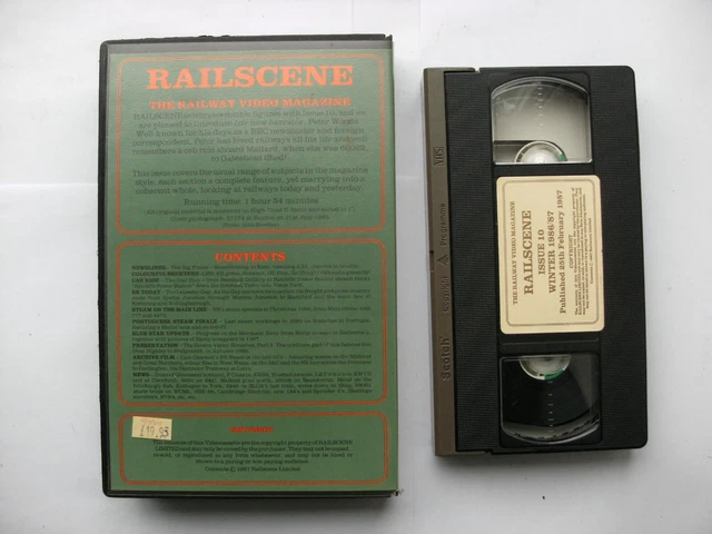 VHS TRAIN / Railway Video - Railscene No 10 EUR 5,78 - PicClick IT
