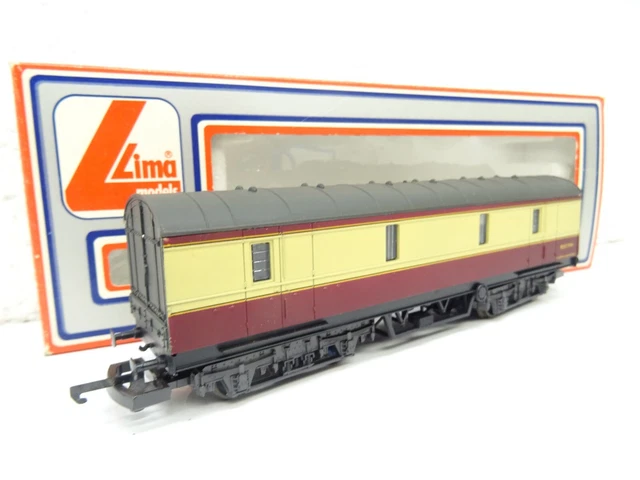 OO GAUGE LIMA Br Ex Lms Parcels Van Crimson & Cream (Lovely Item) Boxed ...