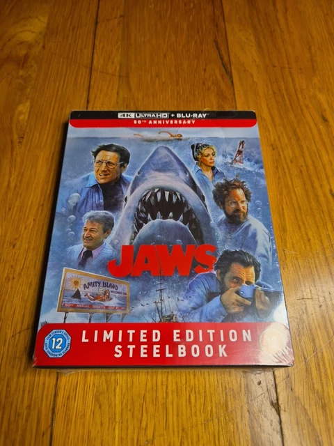 JAWS 50TH ANNIVERSARY 4K UHD Blu-Ray Steelbook New Sealed-See Pictures £45.00 - PicClick UK