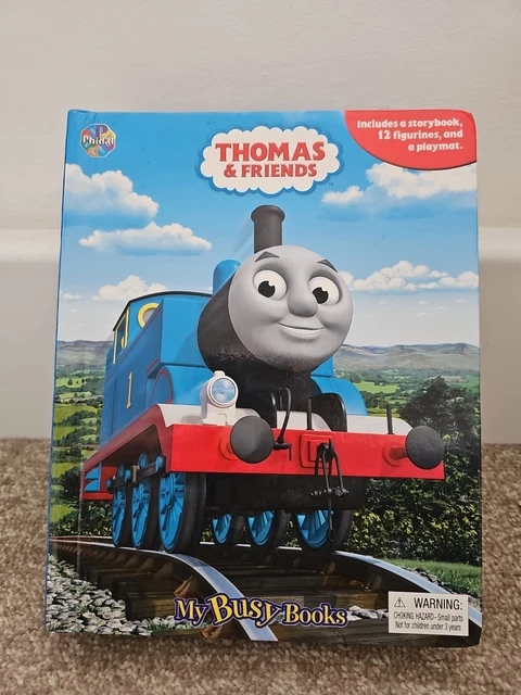 THOMAS THE TANK Engine & Friends My Busy Books Story 12 Figures and ...