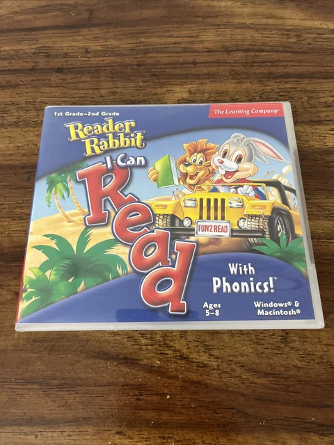 READER RABBIT I Can Read With Phonics 1st and 2nd Grade Pc & Mac 2001 ...