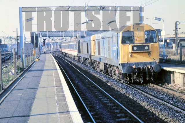 35MM SLIDE BR British Rail Diesel Loco Class 20 20158 Bescot 1988 ...