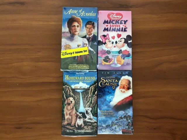 FOUR (4) NEW Walt Disney Vhs Tapes Kids Movies Factory Sealed Video ...