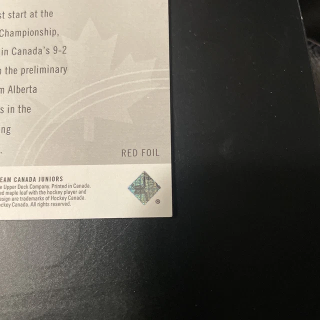 2025 🔥BRAEDEN COOTES🔥 Team Canada Juniors Pride Of The Program #72 Red ...