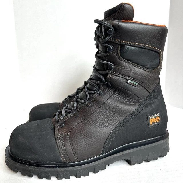 TIMBERLAND PRO 95553 8" Rigmaster Steel Safety Toe WP Oil Resistant EH ...
