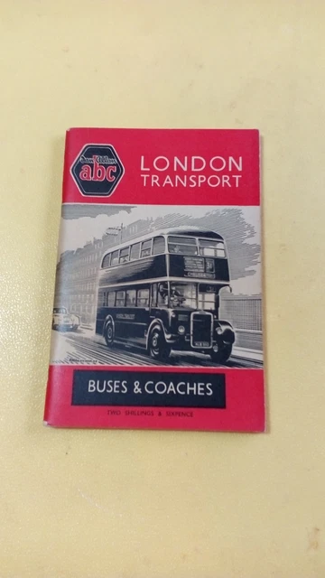 LONDON GUIDE TRANSPORT Buses Coaches Trolleybuses 1948, Vgc £0.62 ...