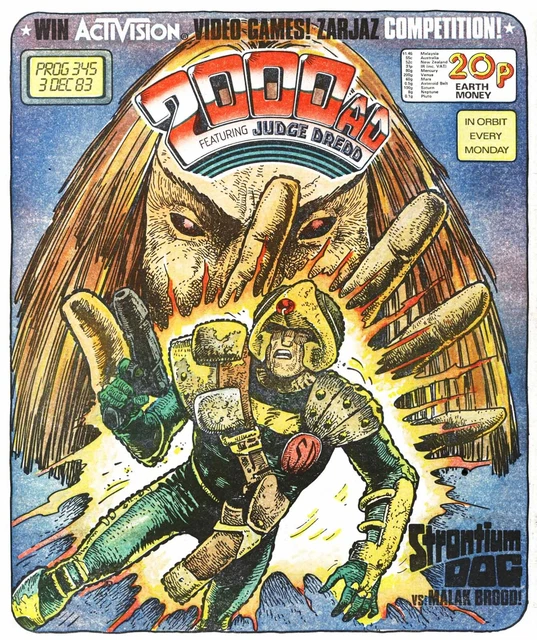 2000AD PROG 335-345 Strontium Dog Moses Incident All 11 Real Comics ...