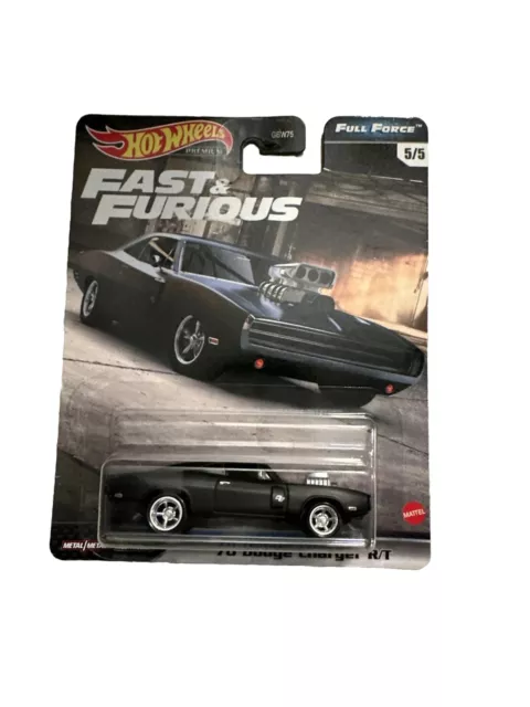 2020 HOT WHEELS Fast & Furious Premium Full Force 70 Dodge Charger Rt ...