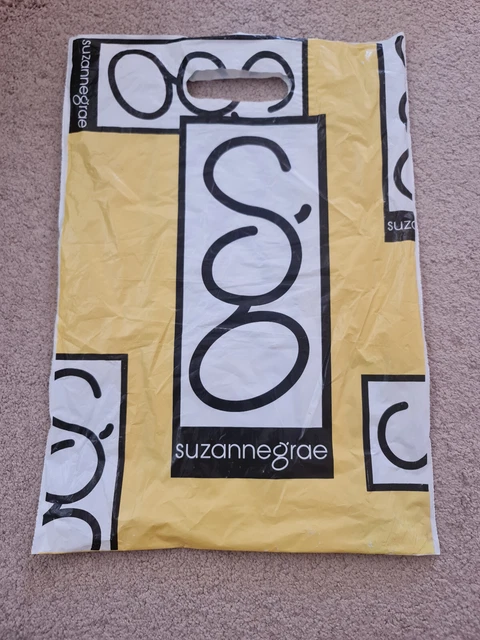 VINTAGE PLASTIC BAG shopping bag Suzanne Grae £8.91 - PicClick UK