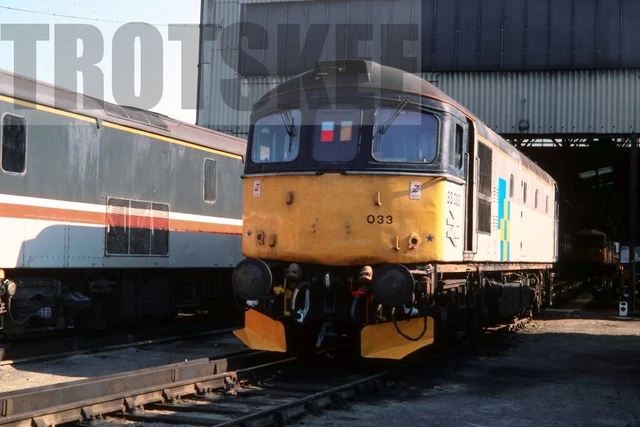 35MM SLIDE BR British Railways Diesel Loco Class 33 33033 1989 Orig £4. ...