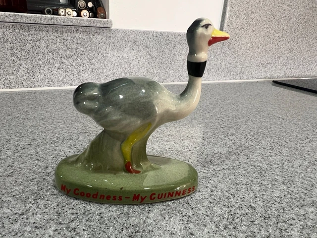 CARLTON WARE / GUINNESS OSTRICH ADVERTISING FIGURE / VGC ...