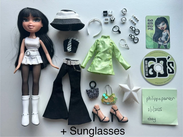 BRATZ FLASHBACK FEVER Jade Doll Rare Collectible NEAR COMPLETE 2004 £ ...