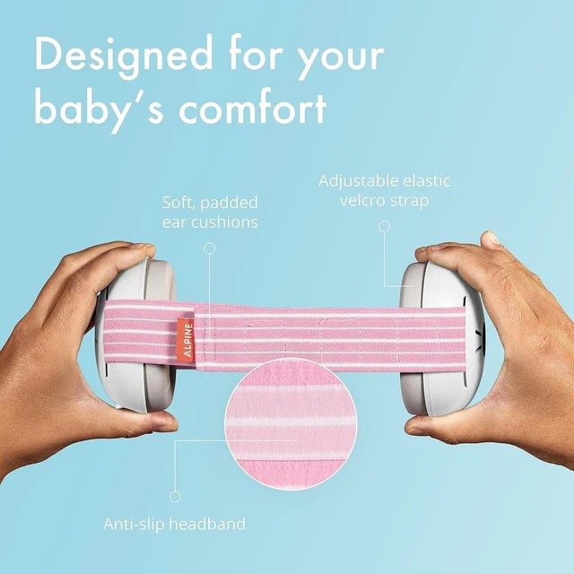 PINK ALPINE MUFFY Baby Maximum Hearing Protection Ear Muffs Up to 36 ...