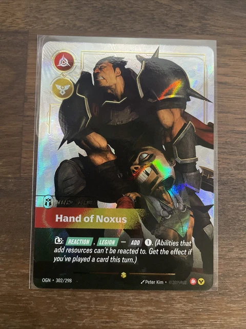 RIFTBOUND LEAGUE OF Legends Darius Hand of Noxus Showcase Alt Art OGN ...