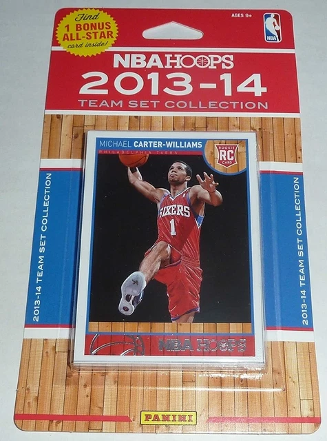 PHILADELPHIA 76ERS 2013 2014 Hoops Factory Team Set recrue Noel Carter ...