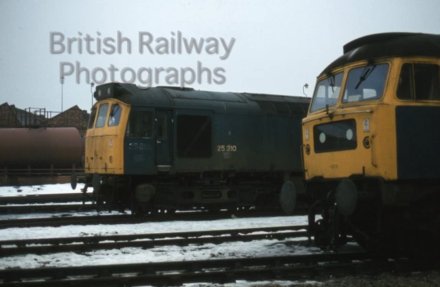 35MM SLIDE BR British Railway Diesel Loco Class 25 25310 at Saltley ...