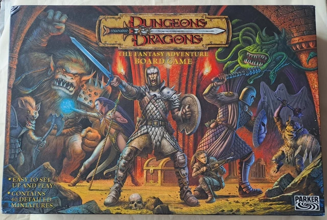 DUNGEONS & DRAGONS Fantasy Adventure Board Game Parker RPG 2003 100% ...