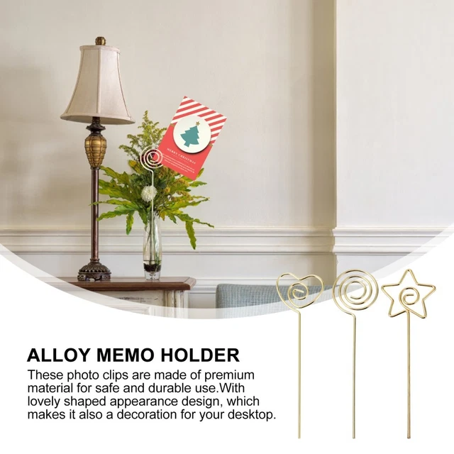 10 PCS CRAFT Clips Paper Clamps Desktop Memo Holder Photo Holding $21. ...