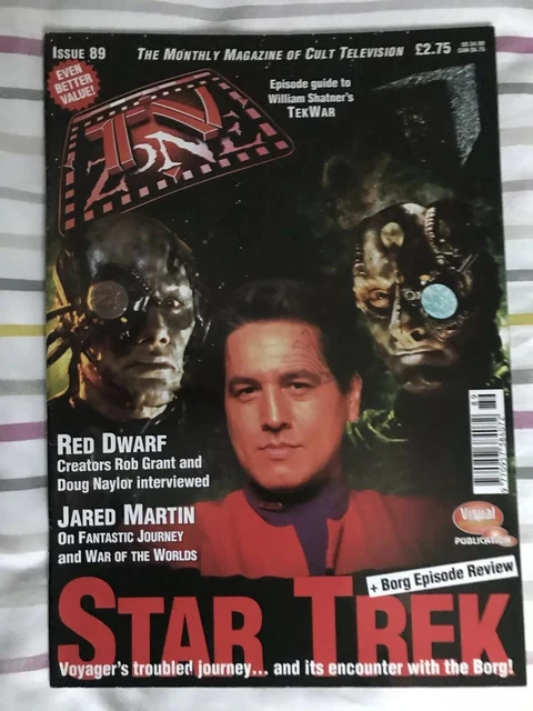 TV ZONE #89 Magazine Star Trek Voyager Borg Red Dwarf TekWar Jared ...