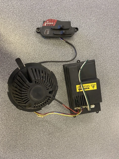 CARVER 4000 FANMASTER Fan With Pcb + Slider Control Switch Caravan ...