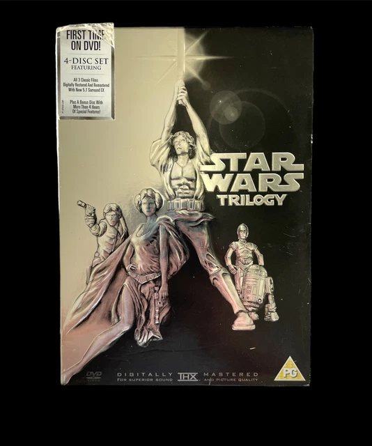 STAR WARS TRILOGY (episodes IV-VI) DVD 2004 Original FREE SHIPPING £12.99 - PicClick UK
