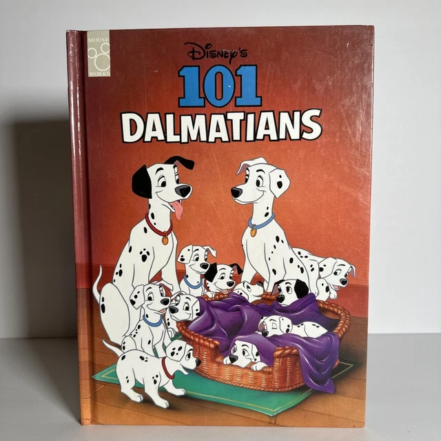 DISNEY'S 101 DALMATIANS Book Hardback Disney Classic Series Mouseworks ...
