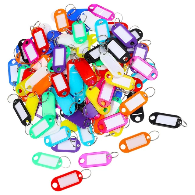 200 PCS MULTI Use Portable Key Tags Colored Key Labels Luggage Tags $24 ...
