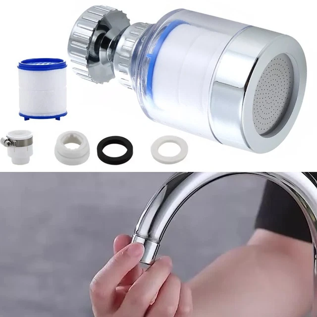 SYSTÈME DE FILTRE à eau robinet rotatif flexible installation facile ...