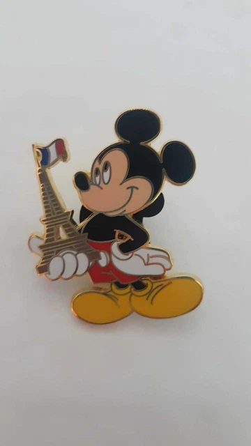 MICKEY MOUSE HOLDING Eiffeltower Disneyland PARIS Disney Trading Pin £ ...