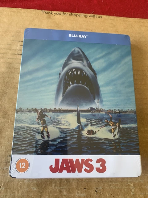JAWS 3 + Jaws 3-D Exclusive Limited Edition Blu-ray Steelbook NEW ...