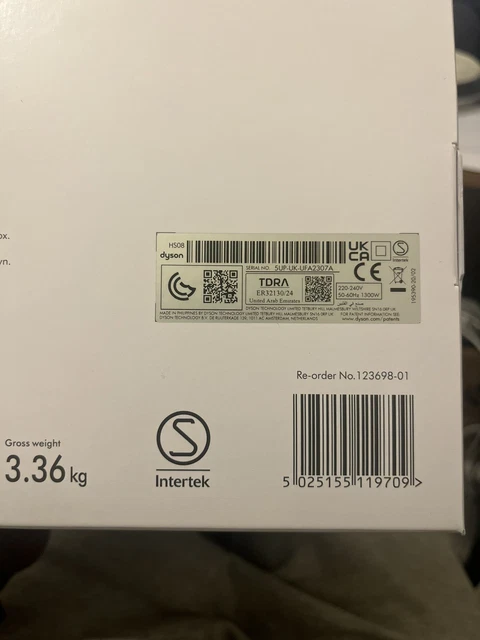 DYSON AIRWRAP I.D. Multi-Styler and Dryer Straight and Wavy, Amber Silk ...