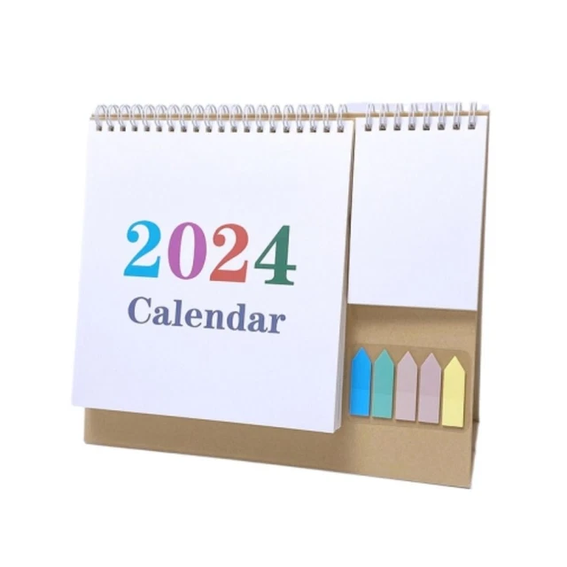 PAPER DESKTOP PAPER Calendar 2024 Desktop Calendar Daily Yearly Agenda ...