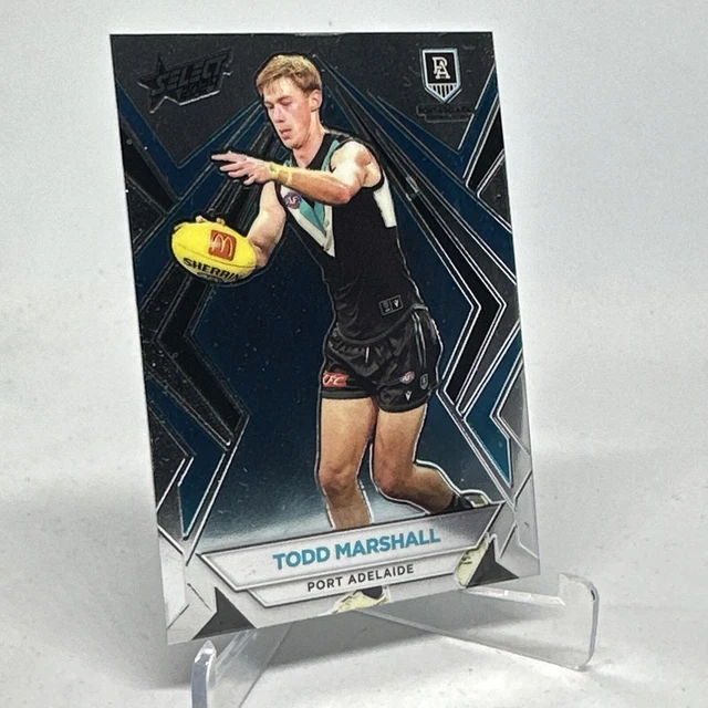2024 FOOTY STARS LUMINOUS PORT ADELAIDE POWER Todd Marshall L126 CARD ...