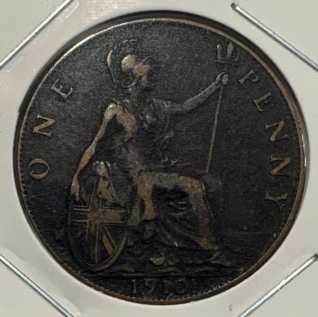 1910 GREAT BRITAIN Penny - Edward VII Coin EUR 4,33 - PicClick FR