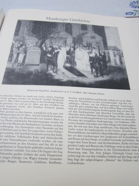 HAMBURG ARCHIV 4 Geschichte 2025 Kloppstocks Begräbnis 1803 J.P. Freihof EUR 5,19 - PicClick DE