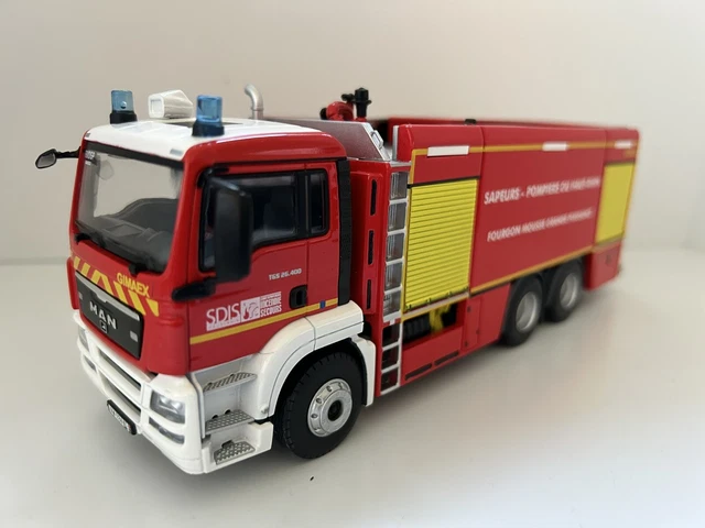 MINIATURE POMPIERS 1/43 FMOGP Man TGS GIMAEX SDIS 68 Eligor 114454 EUR ...