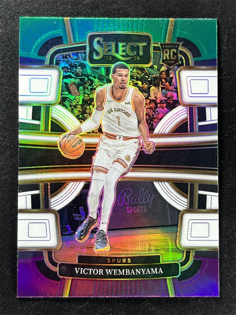 2023-24 PANINI SELECT Victor Wembanyama #87 Concourse Tri-Color Rookie ...