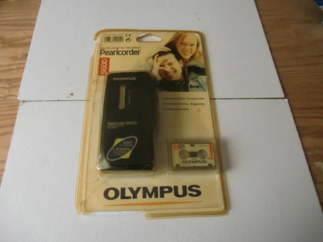 OLYMPUS PEARLCORDER S600 MicroCassette Voice Recorder Dictaphone ...