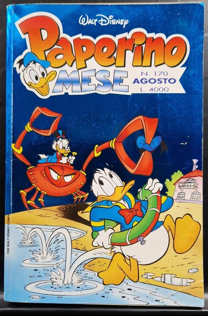 PAPERINO MESE-IL MENSILE Della Banda Disney-N.170-1994-The Walt Disney ...