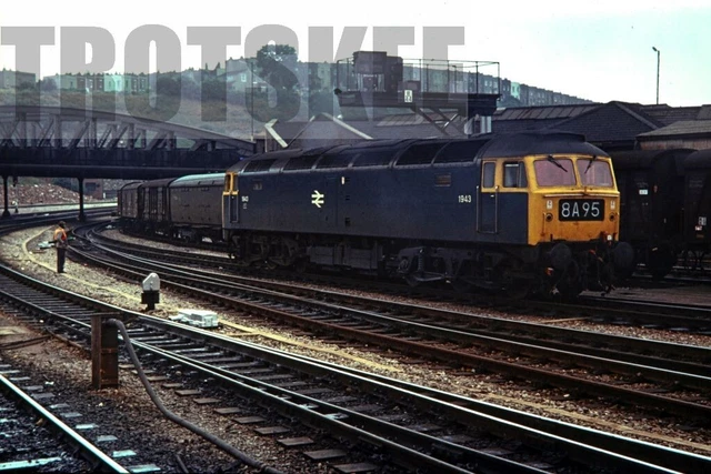 35MM SLIDE BR British Railways Diesel Loco Class 47 D1943 c1972 ...