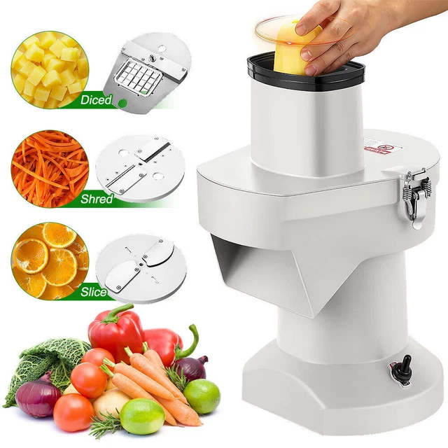 ELECTRIC FRUIT VEGETABLE Garlic Onion Cutter Food Slicer Chopper ...
