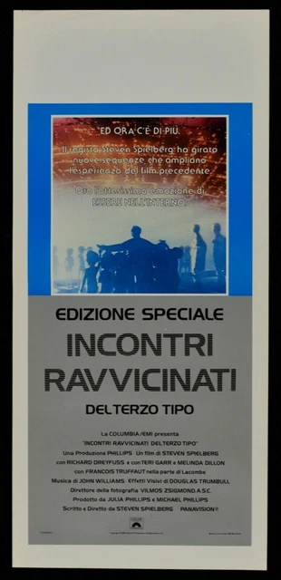 AFFICHE CLOSE ENCOUNTERS Del Troisième Type Steven Spielberg Dreyduss ...