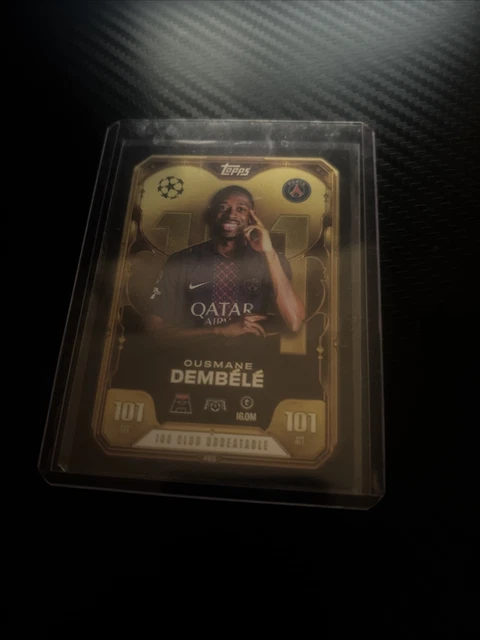 TOPPS MATCH ATTAX 25/26 Ousamane Dembele PSG 101 Club Unbeatable MINT £2.50 - PicClick UK