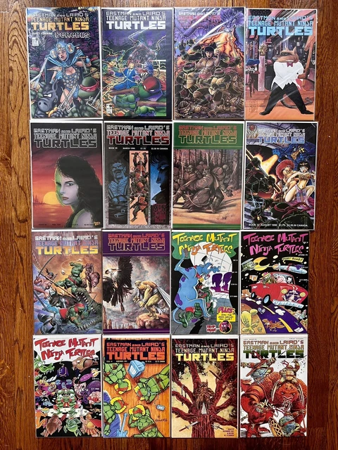 TEENAGE MUTANT NINJA Turtles Mirage Studios 17 Issue Lot F/VF Eastman ...