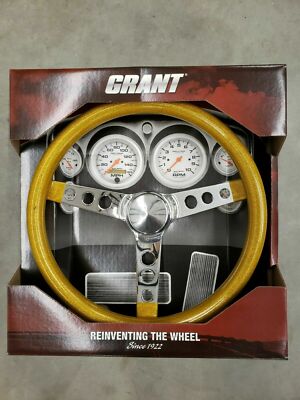 GRANT 8477-15& GOLD Metal Flake Steering Wheel, Dune Buggy, Sand Rail ...