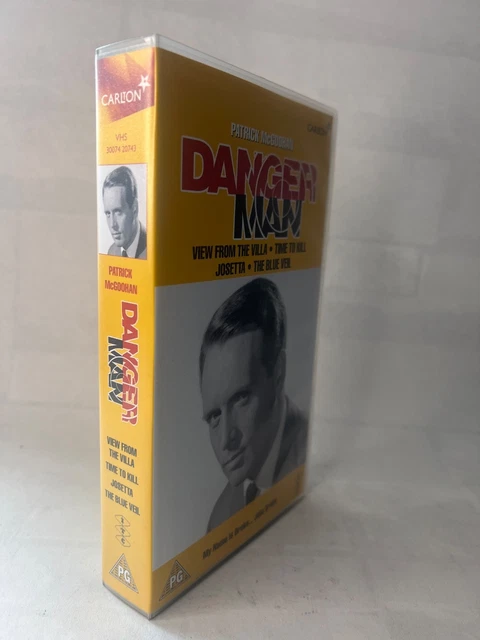 DANGER MAN PATRICK McGoohan VHS Video cassette £2.75 - PicClick UK