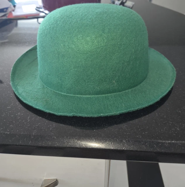 GREEN ADULT TOP Hat Halloween Costume Accessory Decoration Riddler ...