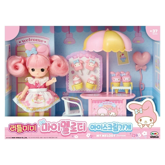 JOUET CORÉEN POUPÉE Sanrio Mimi My Melody Ice Cream Shop Mimiworld ...