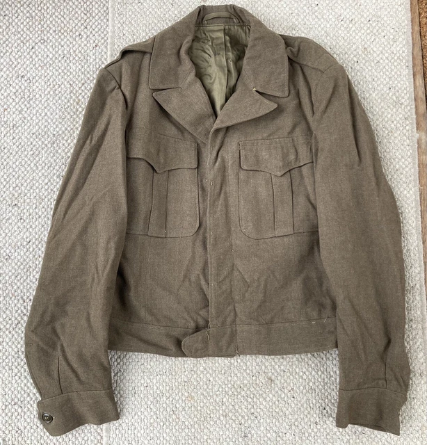 WW2 US ARMY IKE Jacket Good Size Original £69.99 - PicClick UK